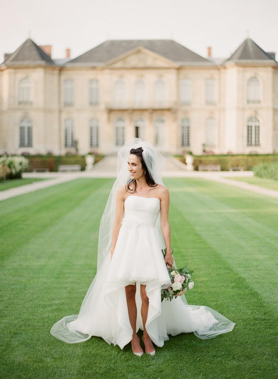 Fashion Forward Bride Says I Do in a Truly French Style
