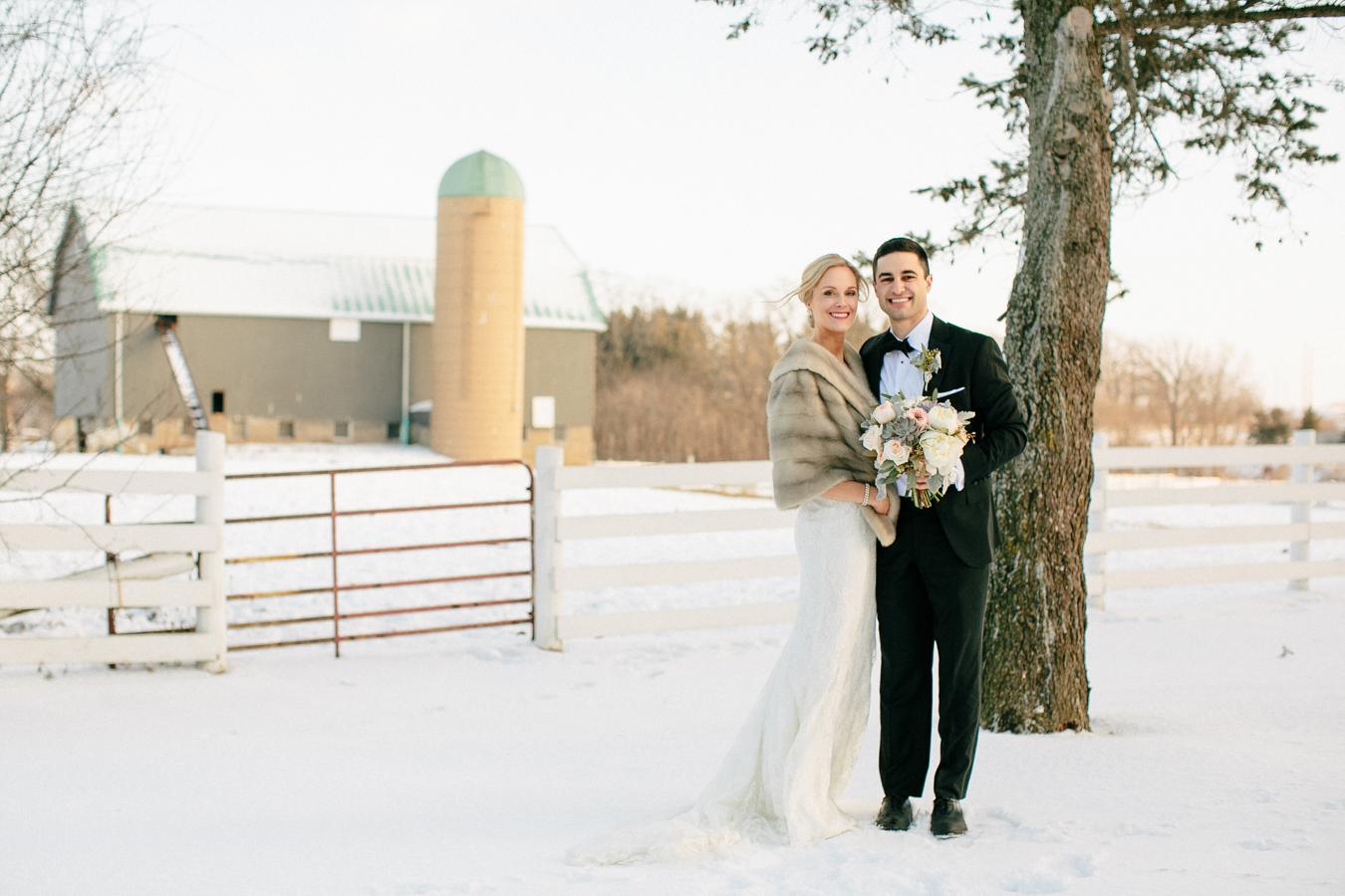 A Classic New Year's Eve Wedding that Defines Glamour