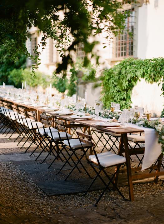 Tuscan Villa Wedding Featuring a Dreamy Family-Style Reception
