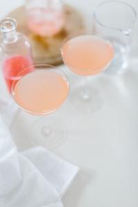 The Rhubarb 75 Champagne Cocktail