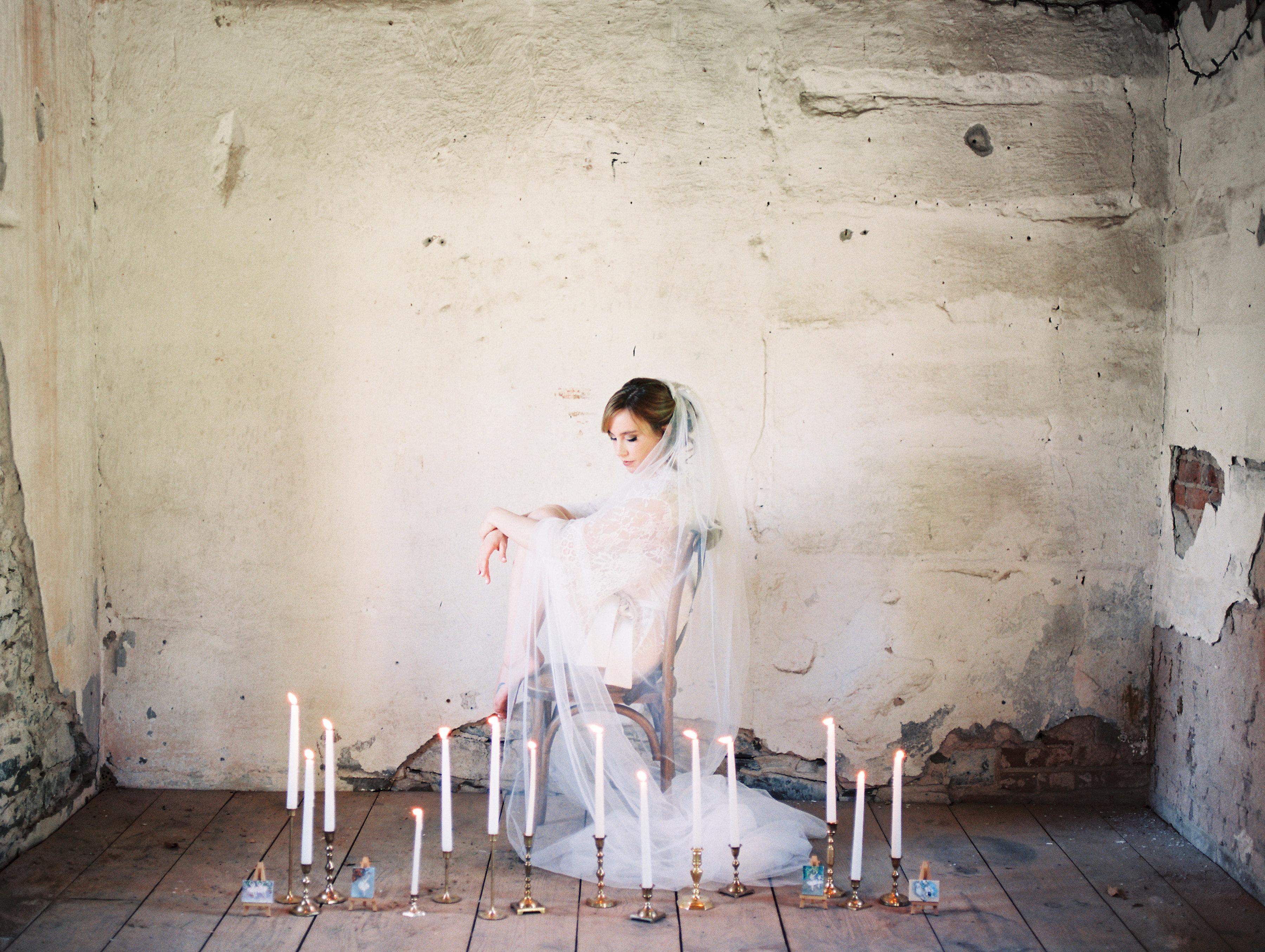 An Ethereal Boudoir + Bridal Shoot