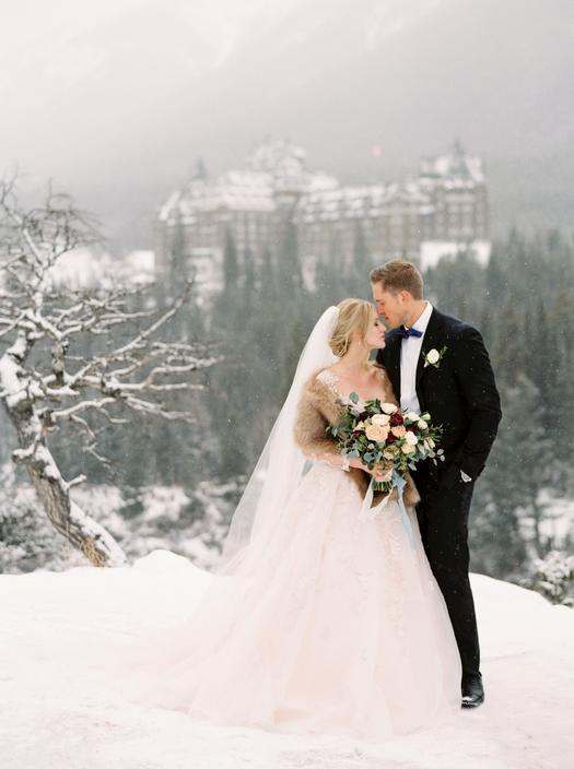 Canada Winter Castle Wedding