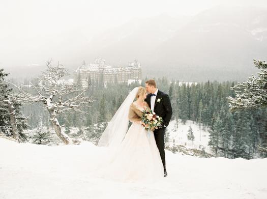 Canada Winter Castle Wedding