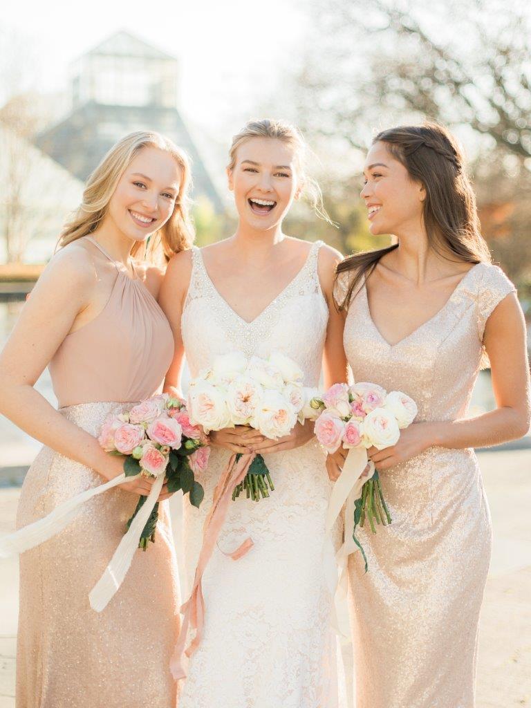 How to Do the Metallic Wedding Trend Without Going Over the Top