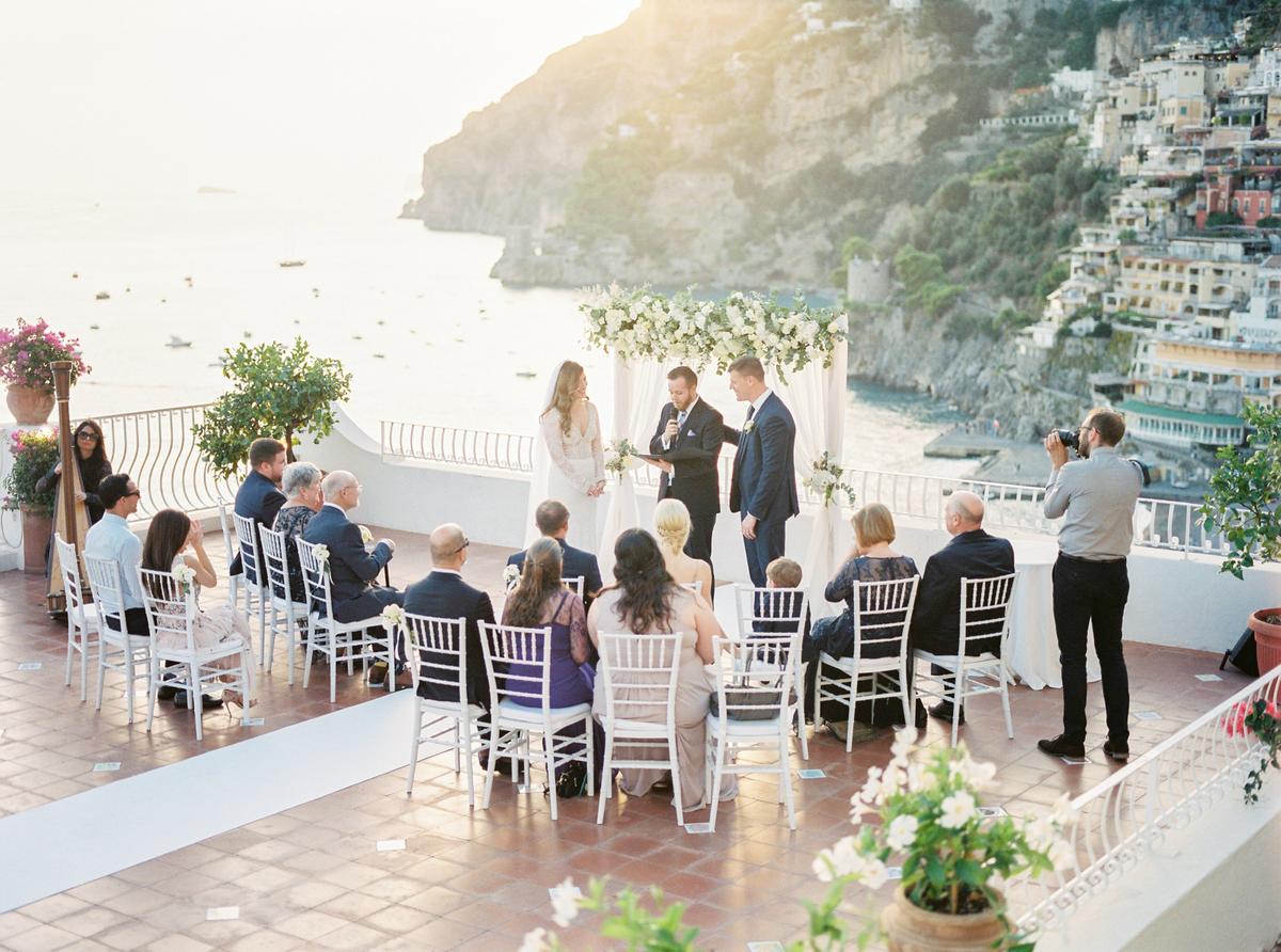 Intimate Positano Wedding at Marincanto Hotel (with a Boat Ride!)