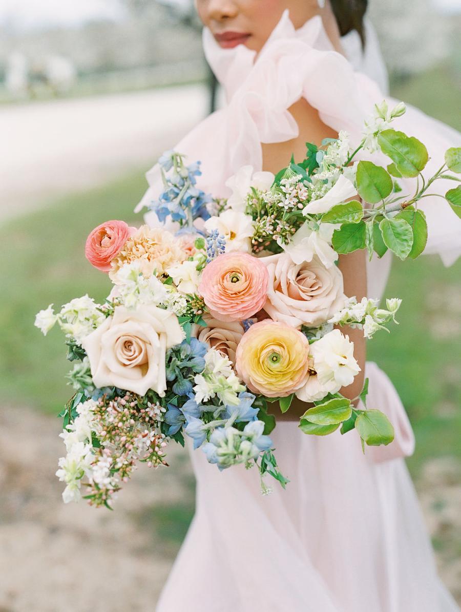 Enchanting Colors Celebrate Spring In This Garden Inspired Editorial
