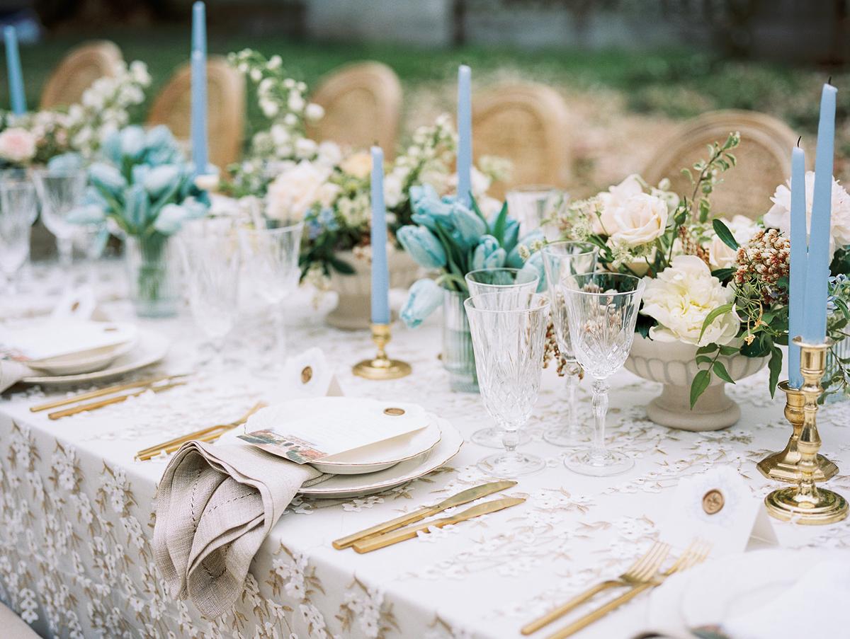 European Inspired Wedding Editorial With An Abundance Of Magnolia