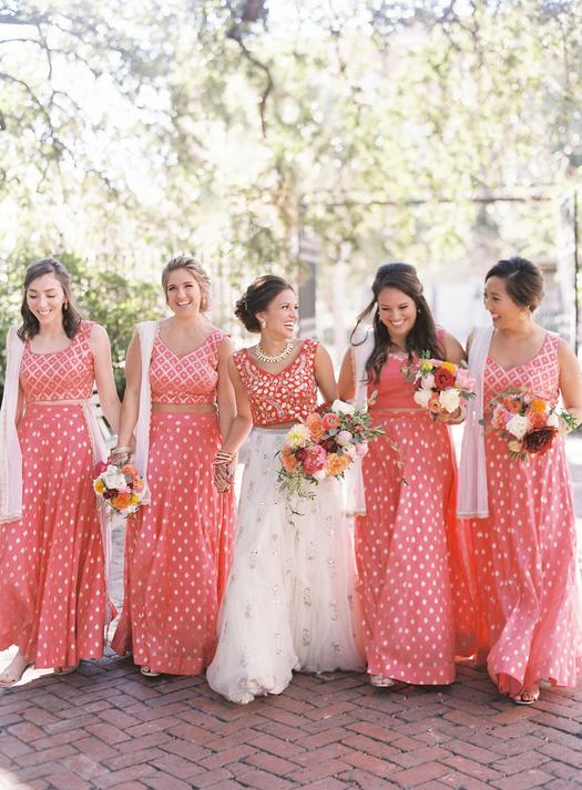 This Bright And Bold Fall Wedding Celebrates Indian Heritage Beautifully