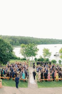 A Boho Chic Lakeside Wedding In Shades Of Terracotta And Peach