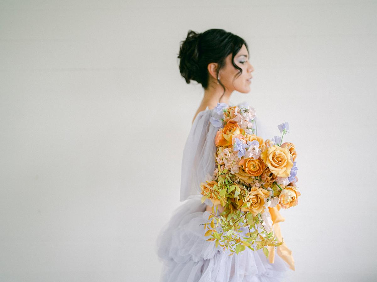 Modern Monet Styled Shoot With A Luxe Color Palette