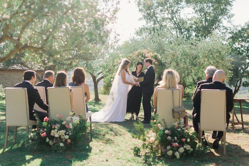 Late Summer Tuscan Wedding In Pretty Pastels