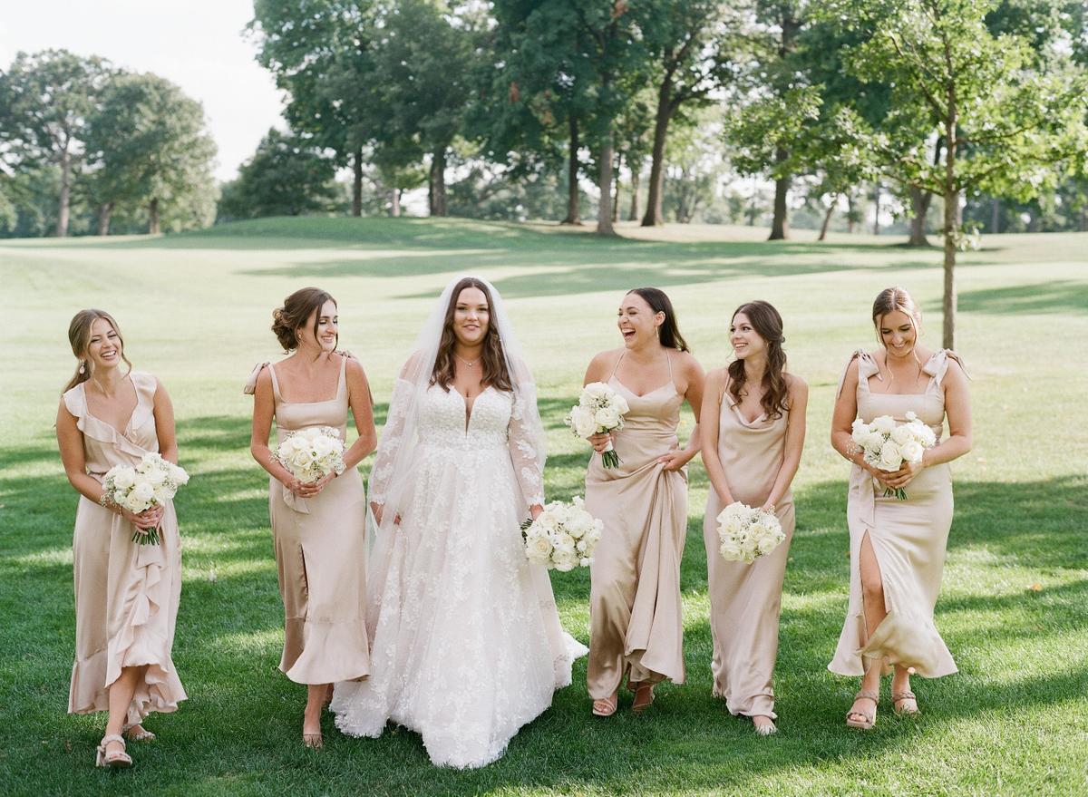 A Classically Chic Country Club Wedding Done In Champagne