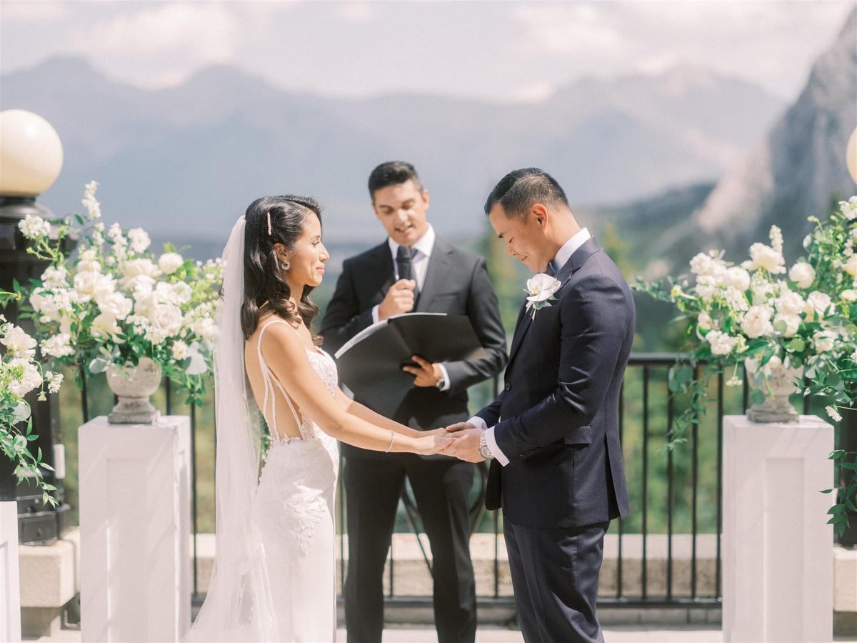 A Fairmont Banff Springs Destination Wedding Amidst Majestic Mountains