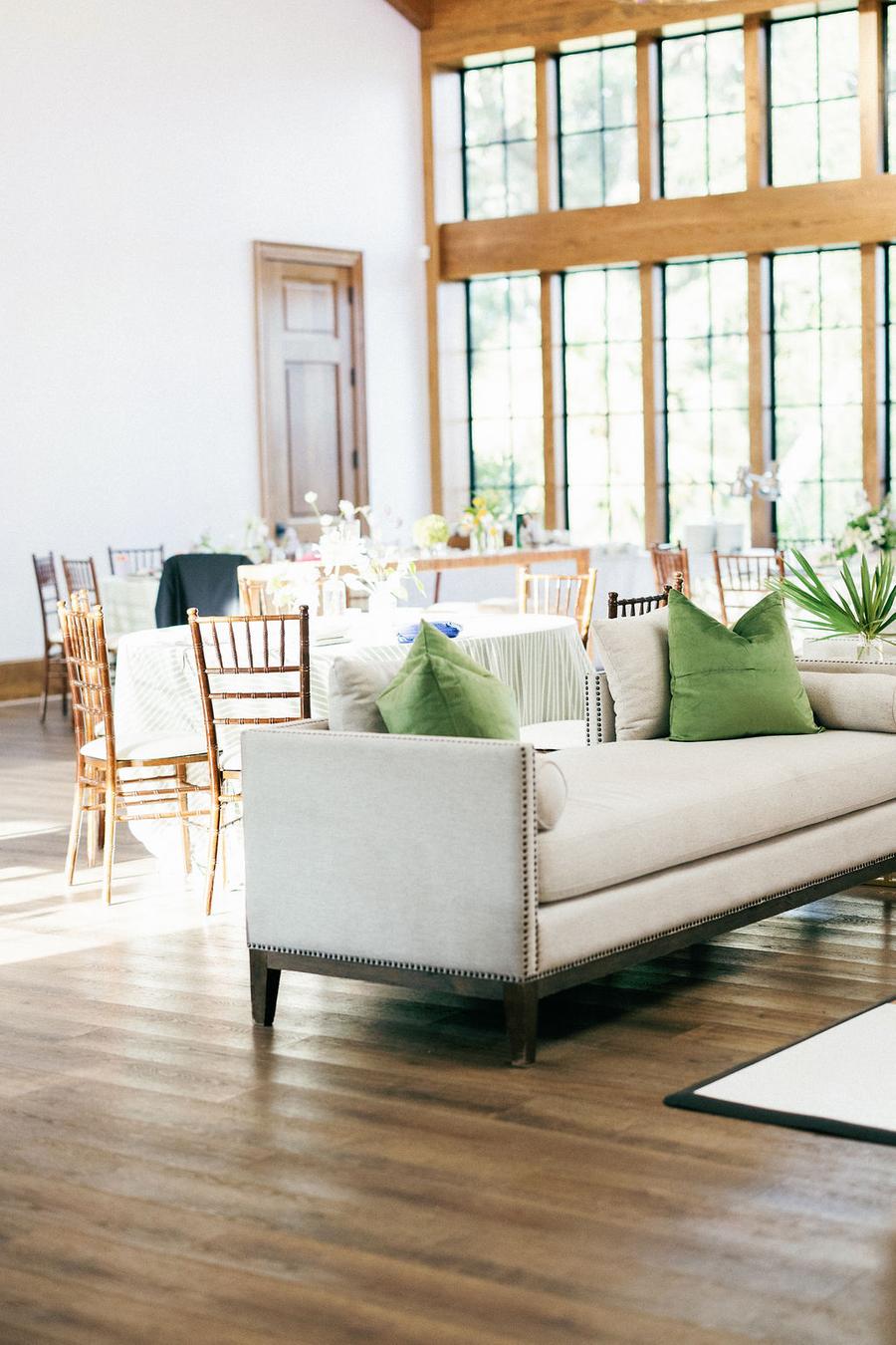 A Laid-Back Garden Celebration with Fresh Florals and an Atmosphere ...