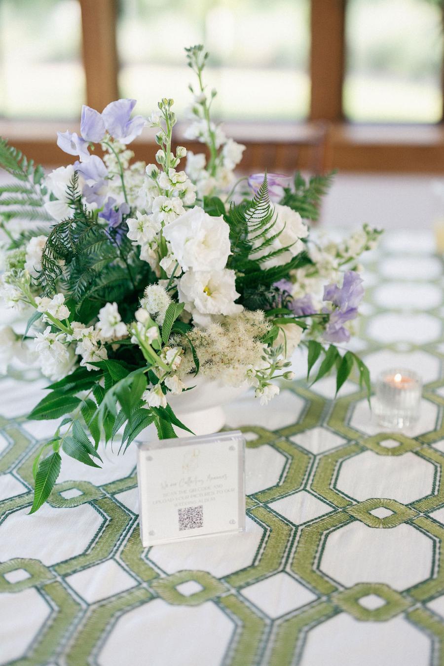 A Laid-Back Garden Celebration with Fresh Florals and an Atmosphere ...