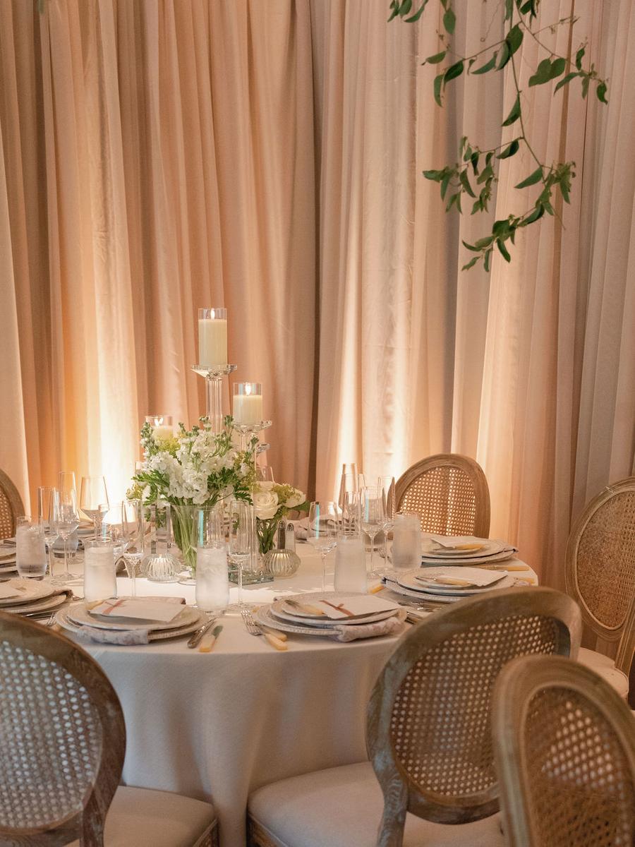 A Seaside Soirée Wrapped in Florals, Soft Blush, and Effortless Luxury
