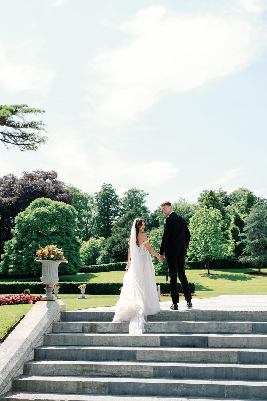 A Pro Footballer's Wedding at the Iconic Adare Manor
