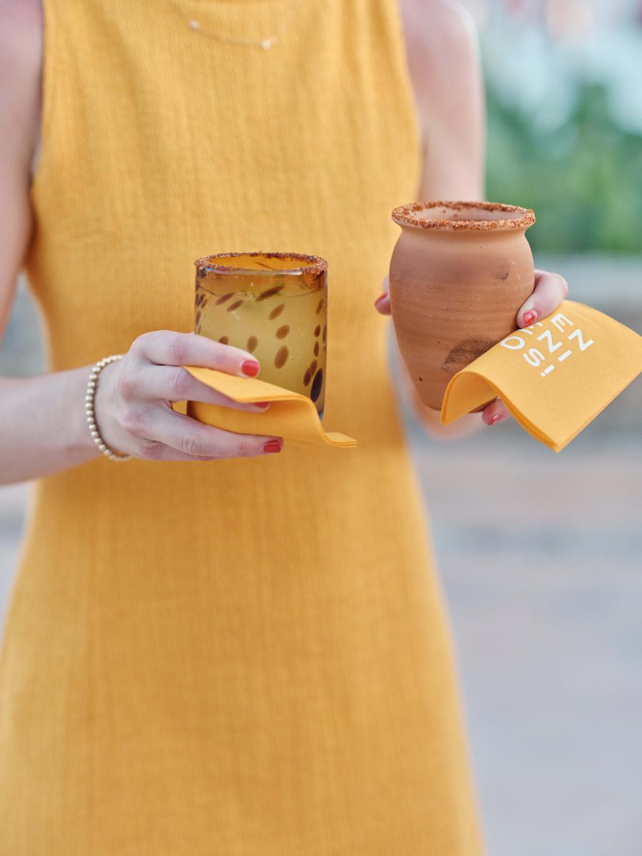 A Sunset Cliffside Wedding Awash in Terracotta and Golden Hues at ...