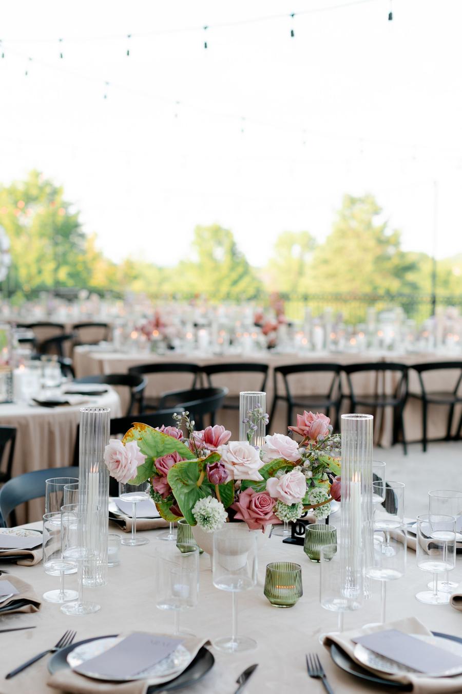 A Whimsical Country Club Wedding in Shades of Green and Gold