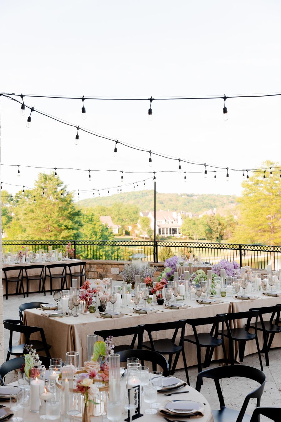 A Whimsical Country Club Wedding in Shades of Green and Gold