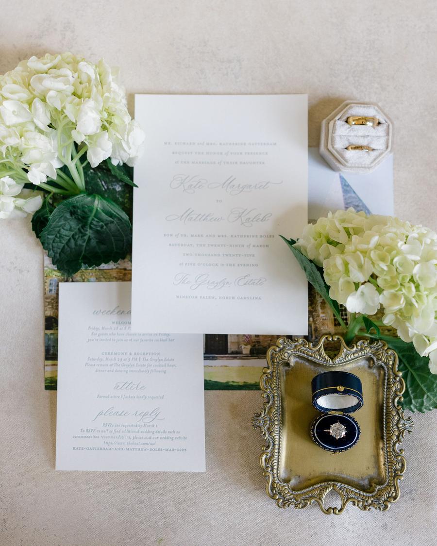 A Spring Wedding at Graylyn Estate Inspired by Graceful Old World Charm