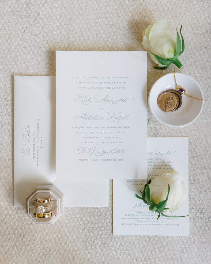A Spring Wedding at Graylyn Estate Inspired by Graceful Old World Charm