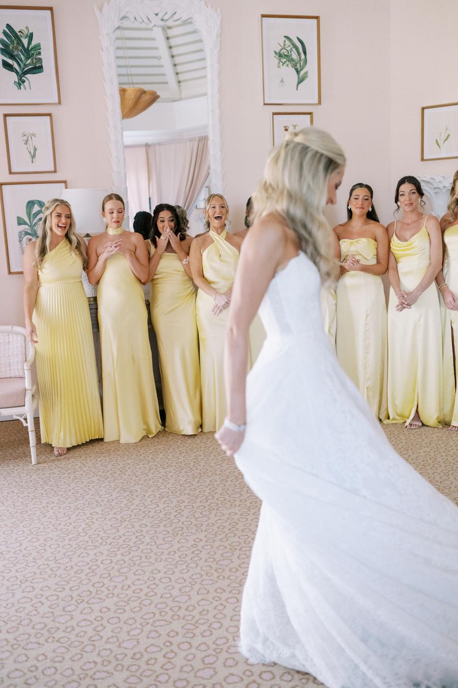 A Whimsical Waterfront Wedding Awash in Bright Color, Rattan Accents ...