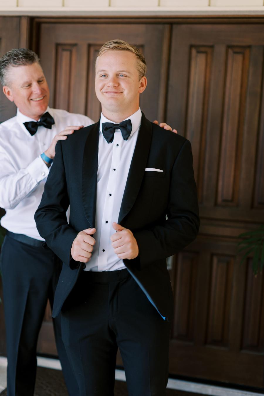 A Whimsical Waterfront Wedding Awash in Bright Color, Rattan Accents ...