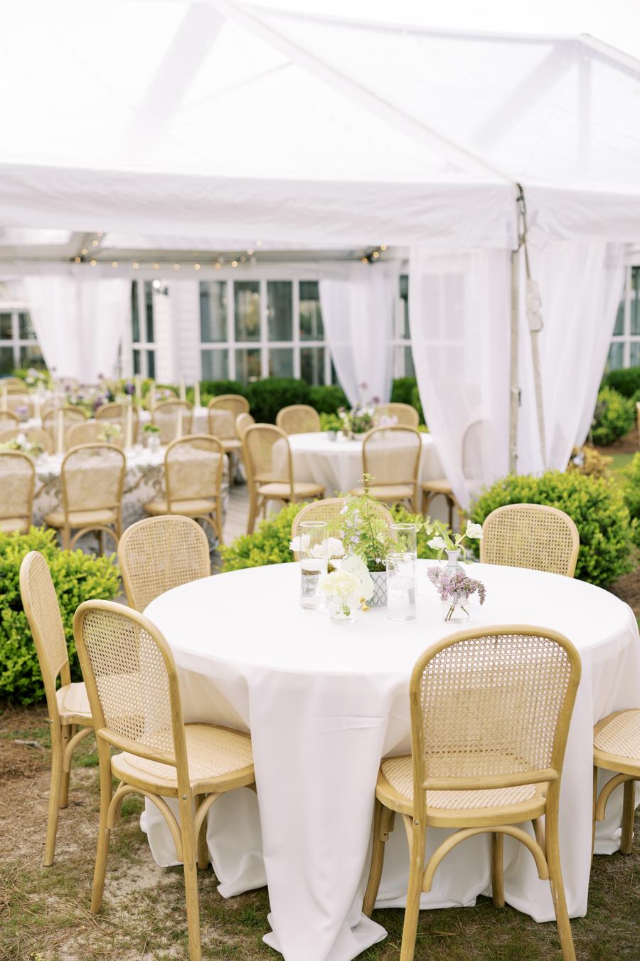 A Fresh March Wedding Centered on Dreamy Patterned Linens and Soft ...