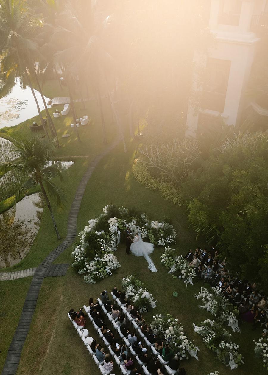 A ‘Sea of Stars’ Reception Under a Custom-Built Dome at the Four Seasons