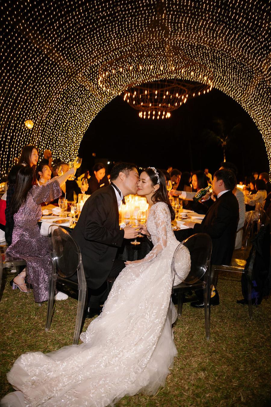A ‘Sea of Stars’ Reception Under a Custom-Built Dome at the Four Seasons