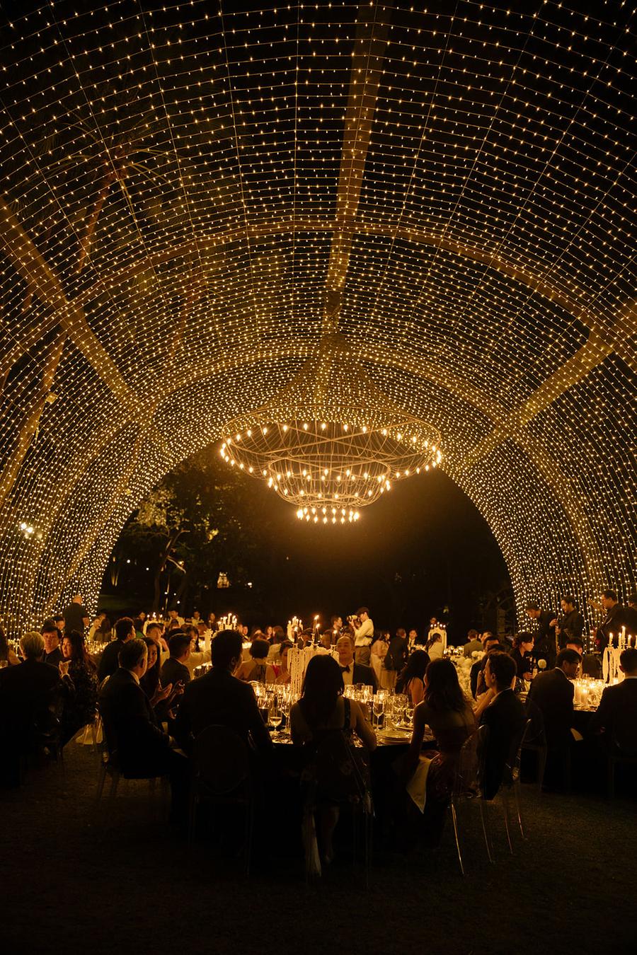 A ‘Sea of Stars’ Reception Under a Custom-Built Dome at the Four Seasons