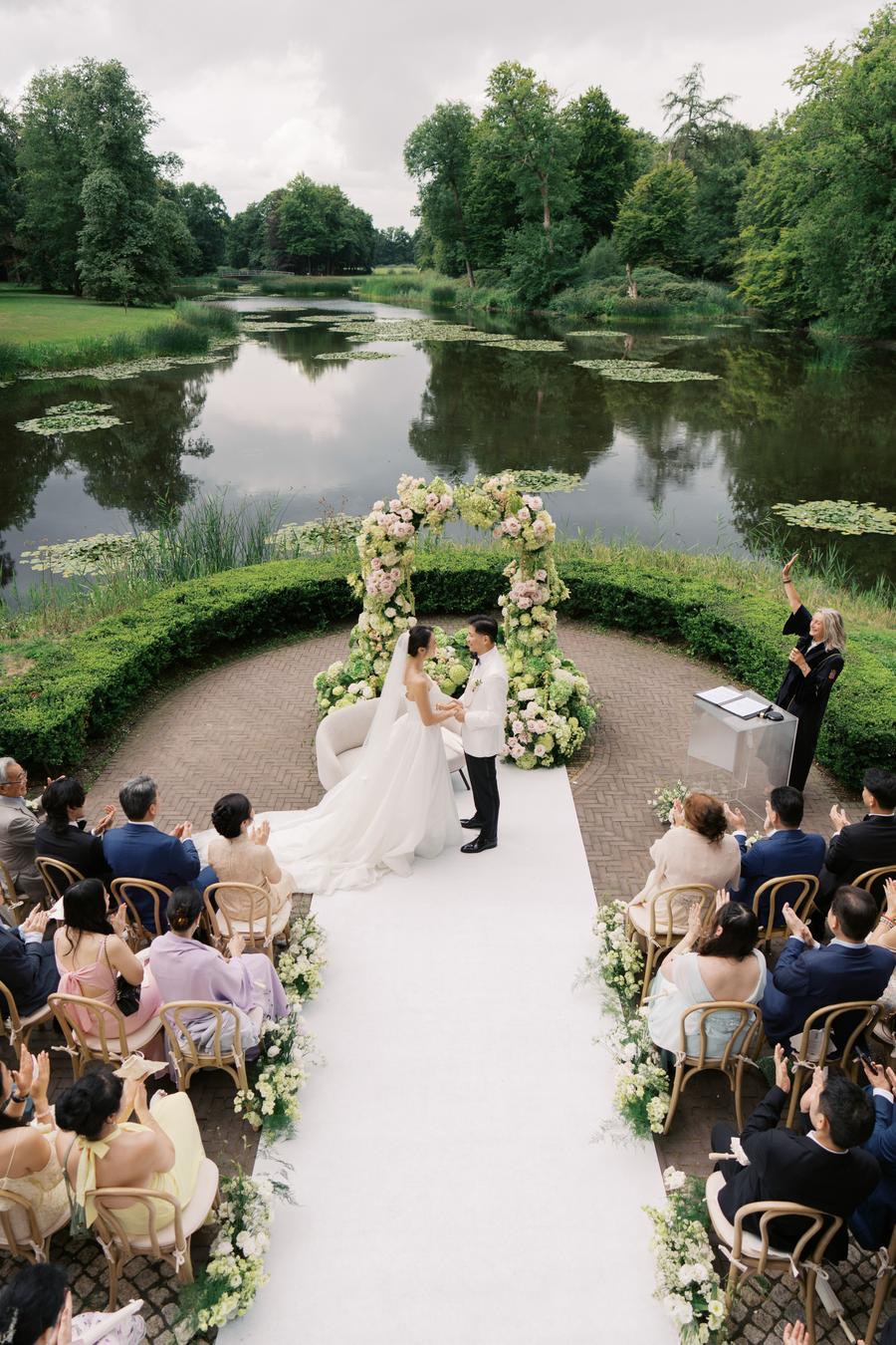 From Garden Serenity to Grand Celebration: A Refined Dutch Wedding at ...