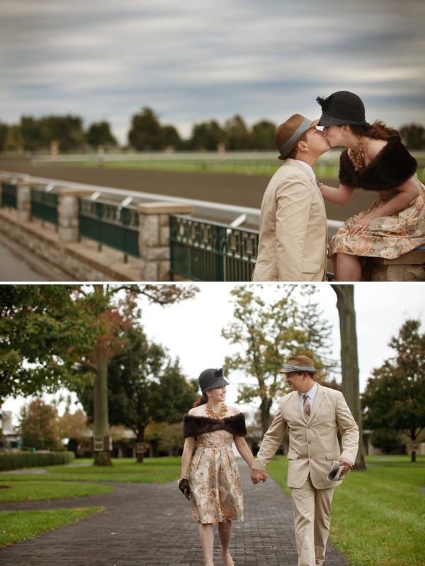 Engagement Shoot At Keeneland From Melanie Mauer Photography