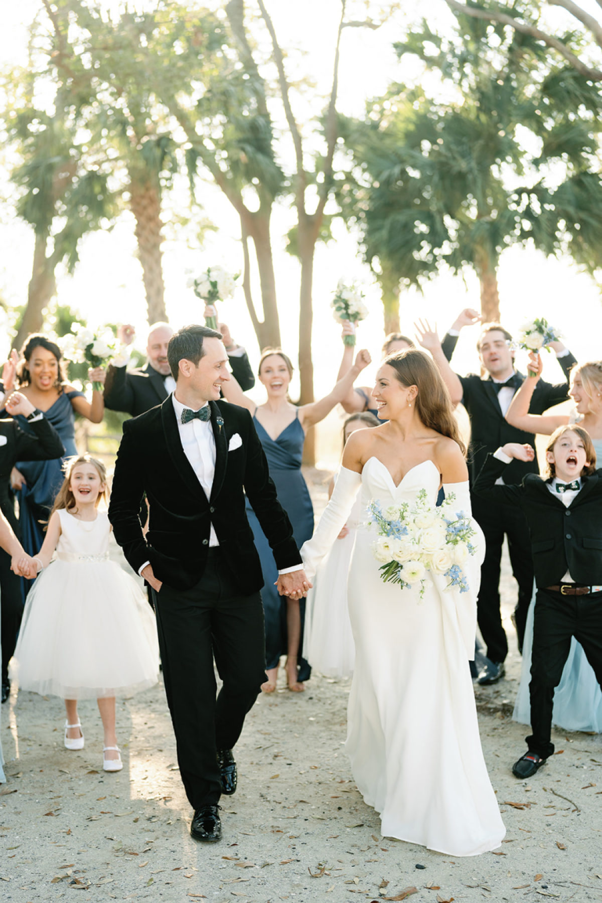 An Elegant Powder Blue Wedding Filled with Coastal Charm and Romantic ...
