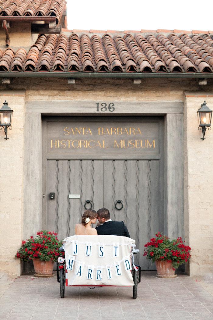 Santa Barbara Historical Museum Wedding by Picotte Weddings
